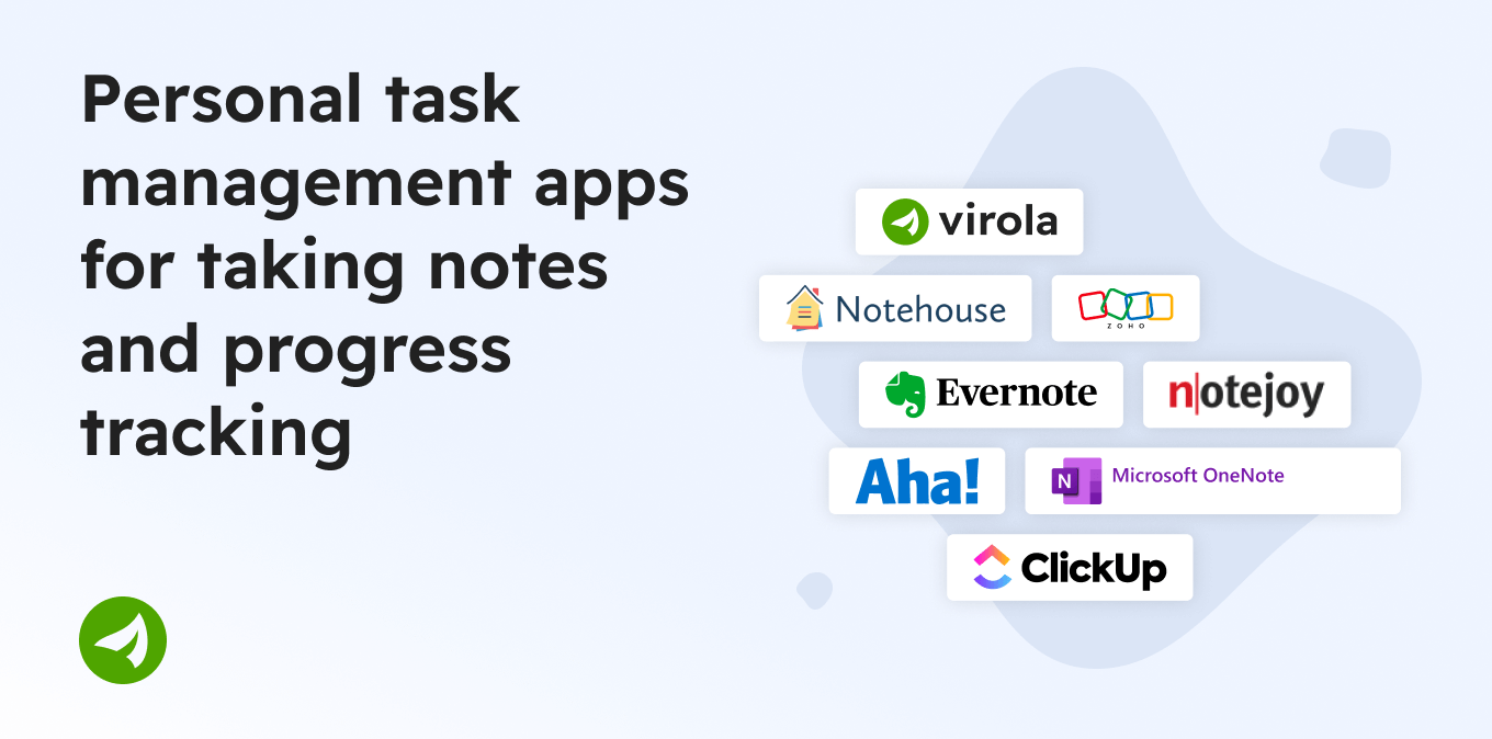 Personal Task Management Apps for Taking Notes and Progress Tracking